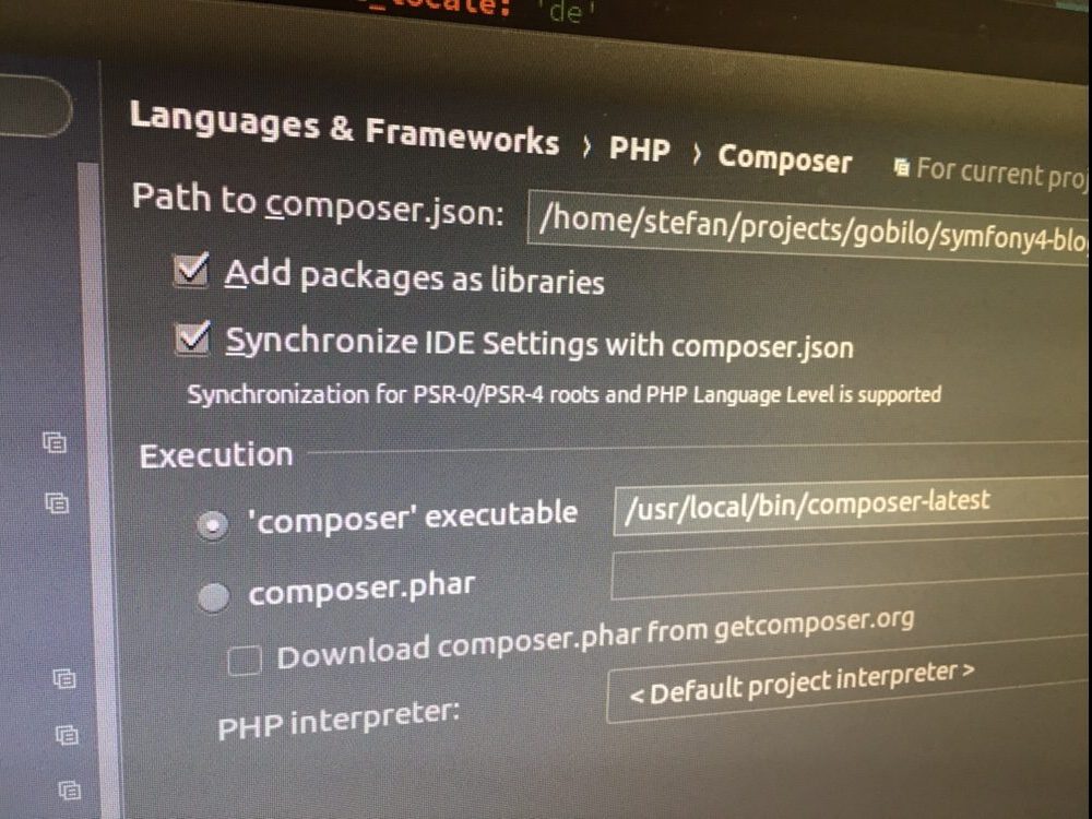Composer in PhpStorm mit Docker Remote PHP Interpreter nutzen - Stefan ... Composer in PhpStorm mit Docker Remote PHP Interpreter nutzen - Stefan ...